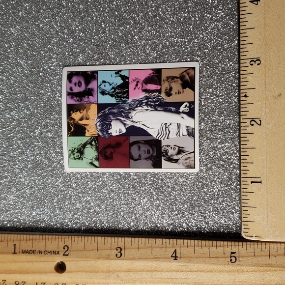 Taylor Swift | Design | Music Taylor Swift Waterproof Sticker Collage ...